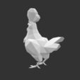 Download free OBJ file Zelda Cucco Low Poly • 3D printer template ・ Cults