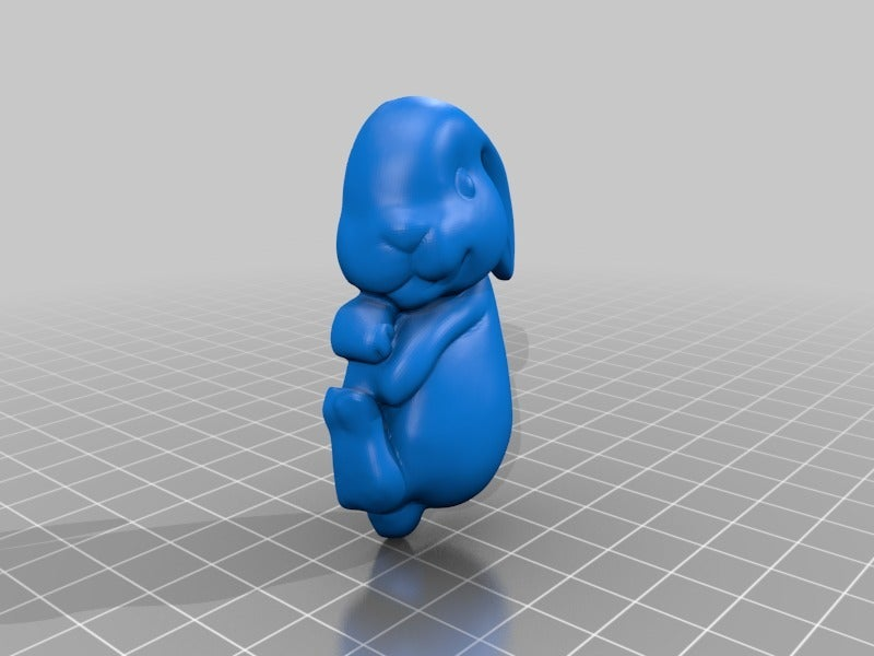 Free STL file little rabbit・3D printable model to download・Cults