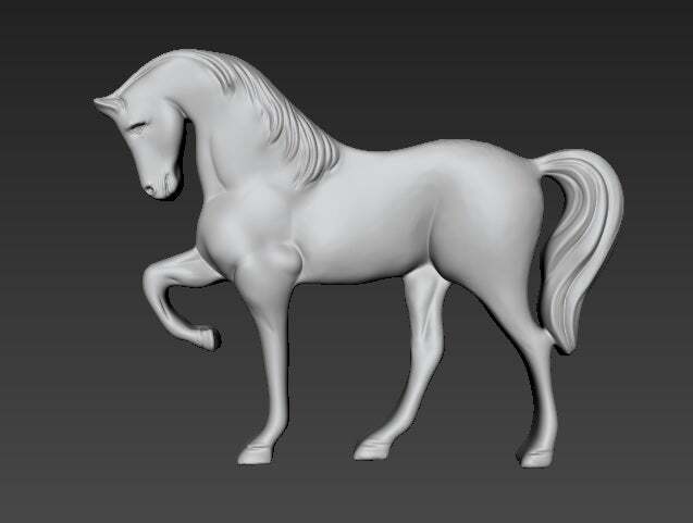 Free STL file dignified horse・3D printer design to download・Cults