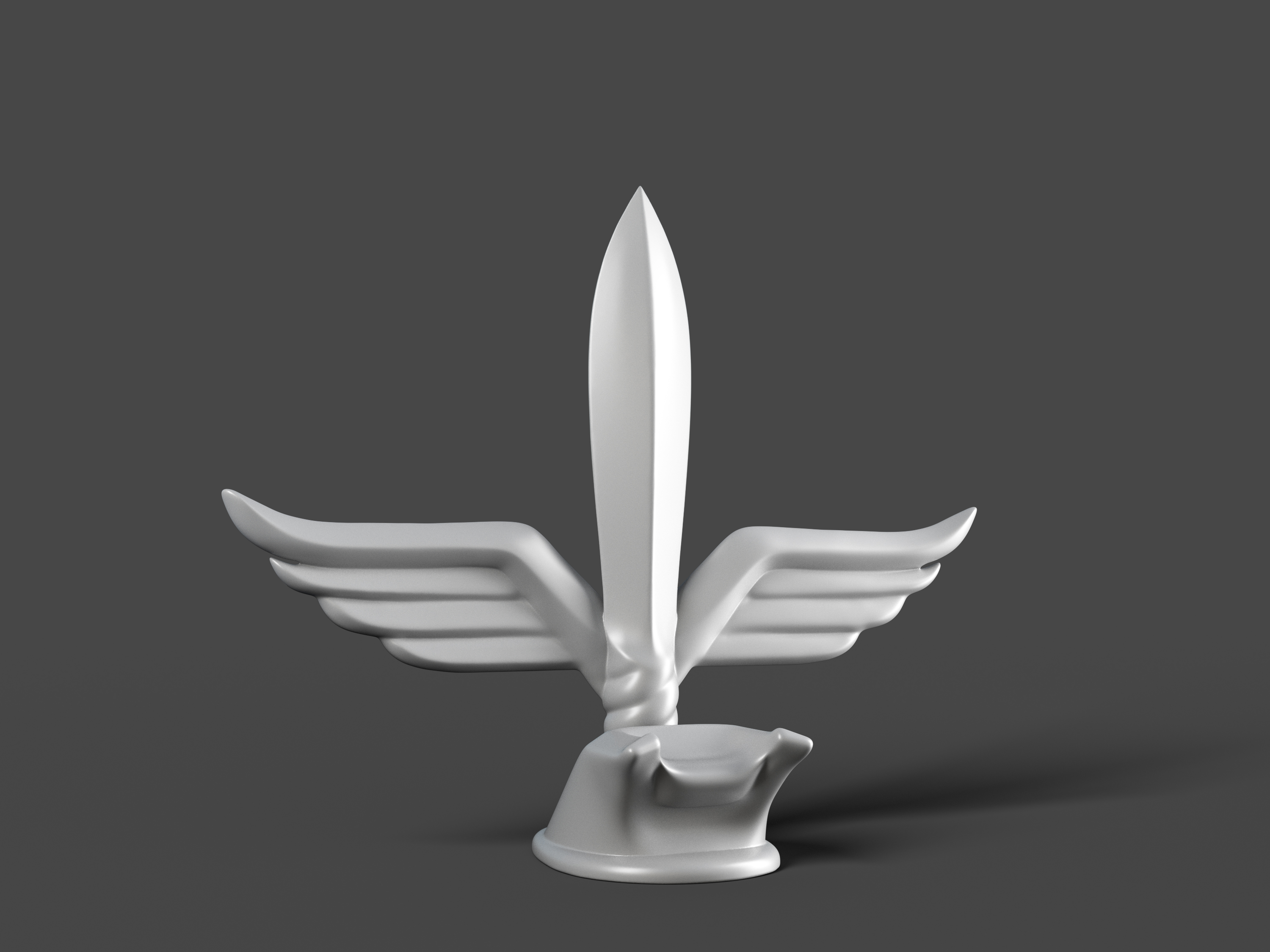 STL file winged sword controller holder・3D printer model to download・Cults