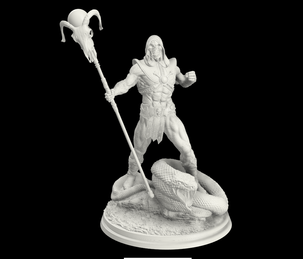 Fichier 3D gratuit Skeletor・Plan pour imprimante 3D à télécharger・Cults