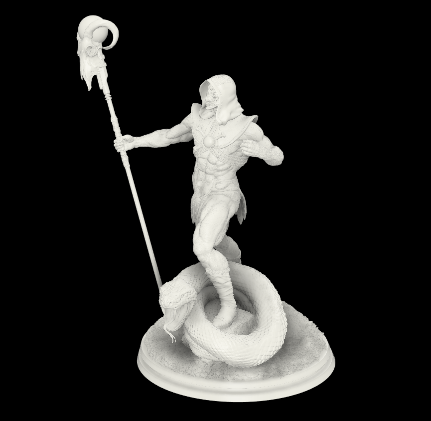 Fichier 3D gratuit Skeletor・Plan pour imprimante 3D à télécharger・Cults