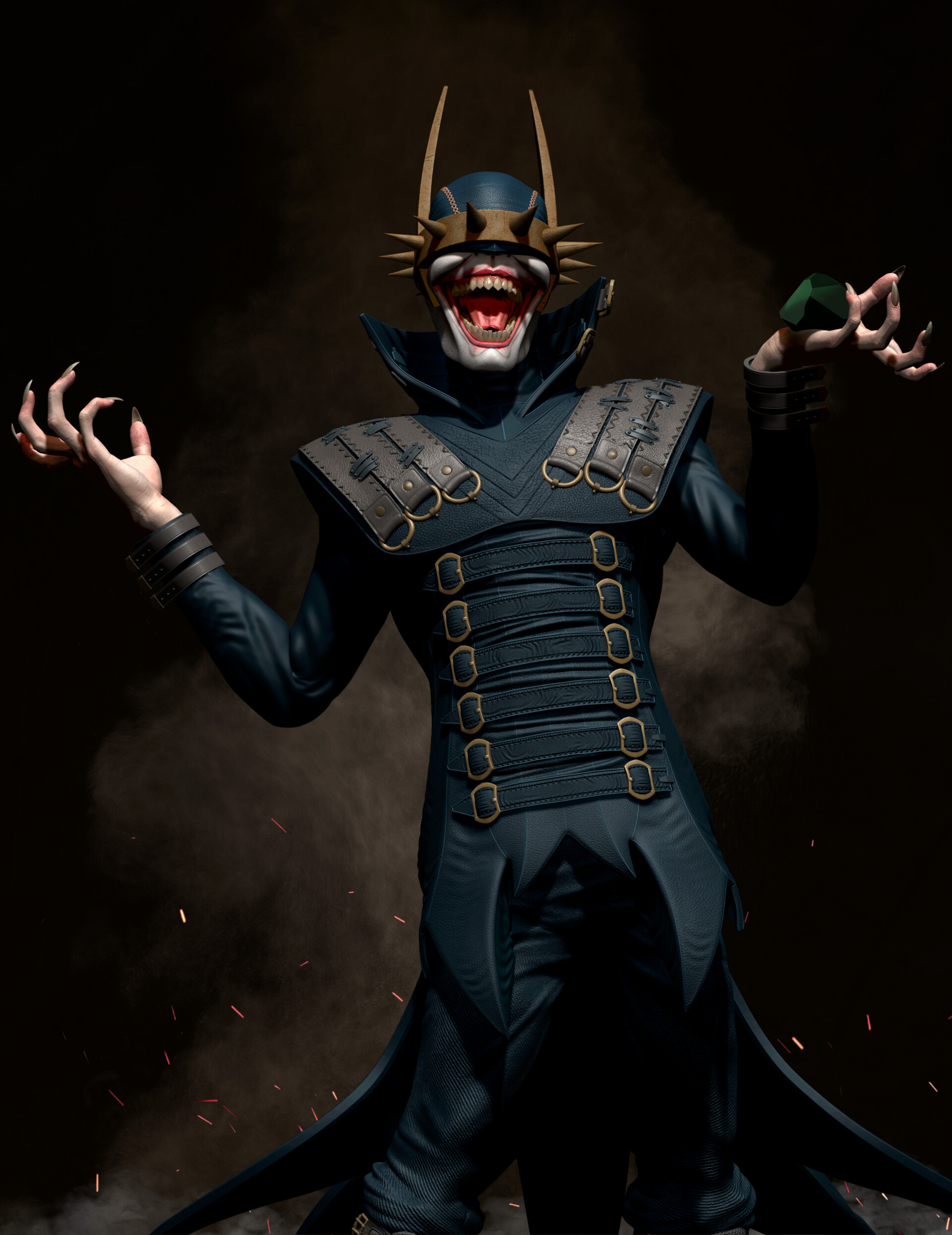 STL file Batman Who Laughs x Superman - 1/6 Scale printable STL 🦸‍♂️・3D ...