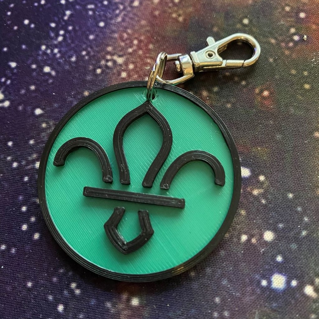 Archivo 3D gratis Scout Logo Keyring 🗝️・Modelo de impresión 3D para ...