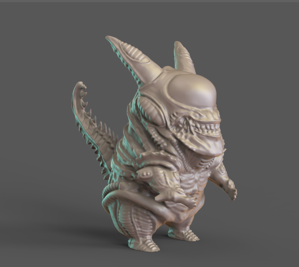 STL file alien_pikachu・3D printer design to download・Cults