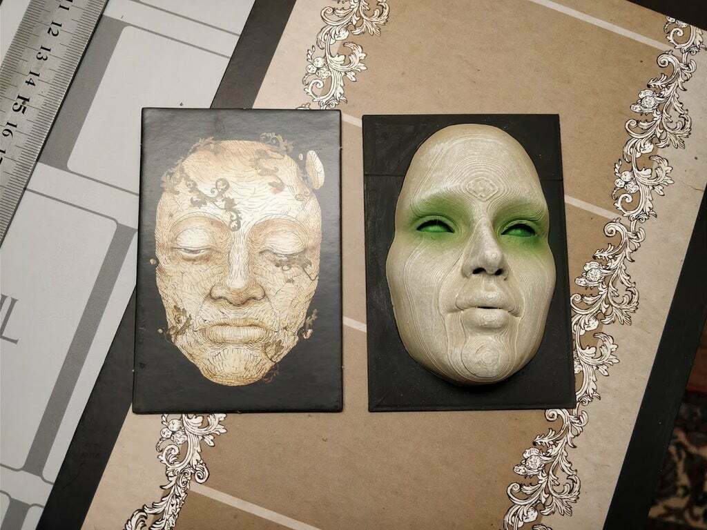 Free STL file Kingdom Death Monster Giant stone face・3D printable model ...