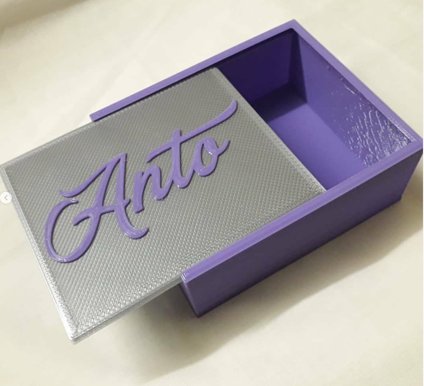 Fichier STL Boîte avec couvercle coulissant 👽・Design pour impression 3D à télécharger・Cults