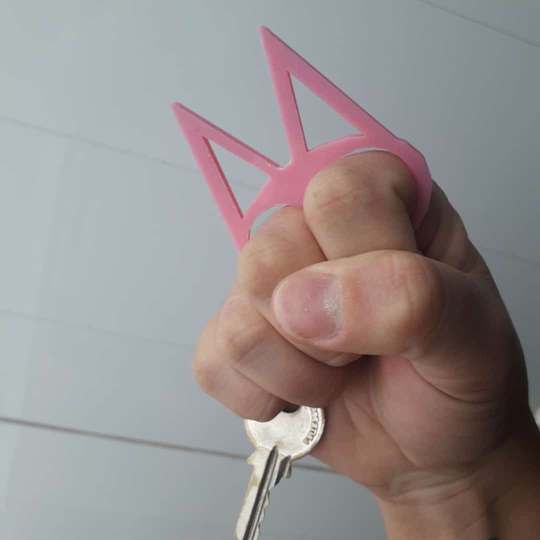 Free STL file Kitty self-defense keychain 🗝️・3D print design to ...
