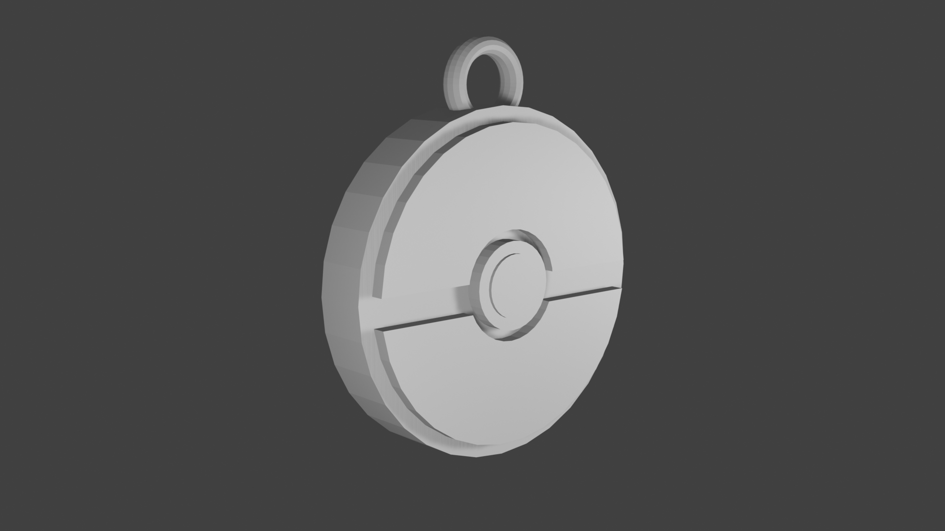 Free STL file POKEBALL KEY CHAIN・3D printing design to download・Cults