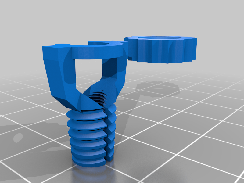 Free 3D file Bowden coupler clip extruder fitting Bigger version (for ...