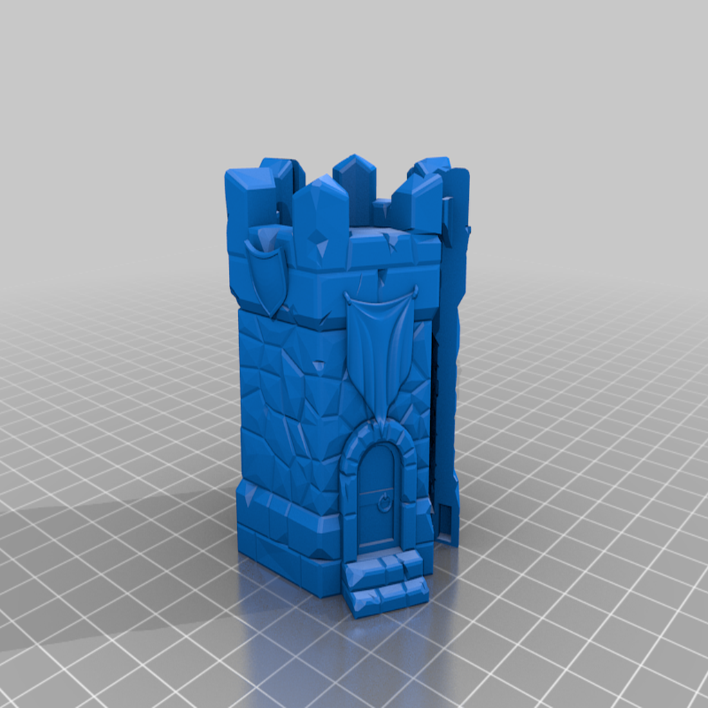 Fichier 3D gratuit Boîte de tour de transport pour figurine Heroforge ...