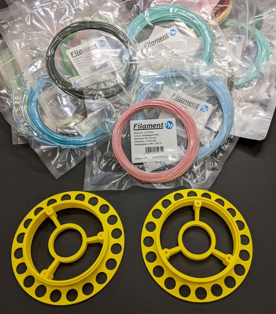 Free 3D file Small Filament Spool for Samples and Leftovers・3D printer ...