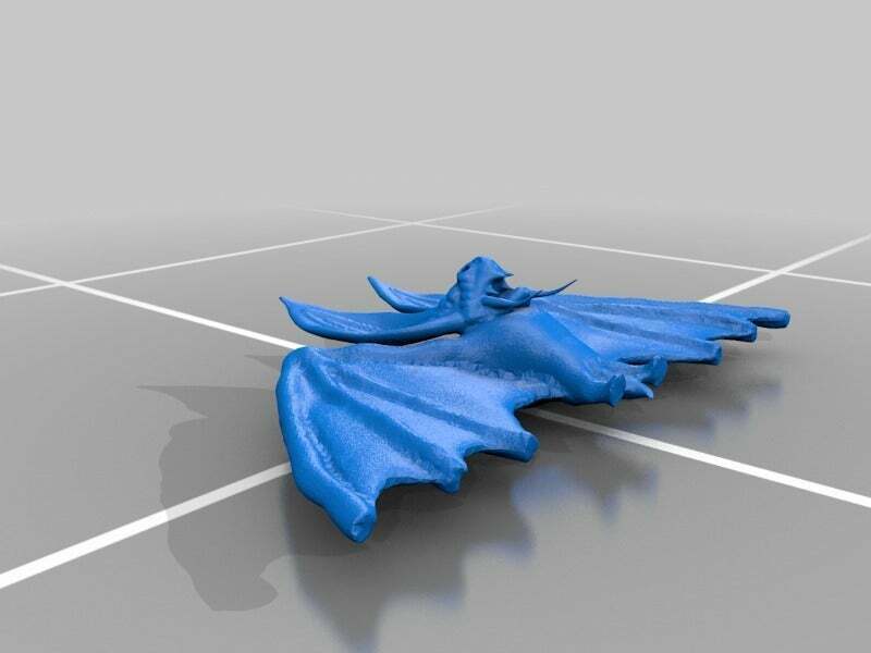 Free STL file Vampire Bat - miniature 🧛・3D printing design to download ...