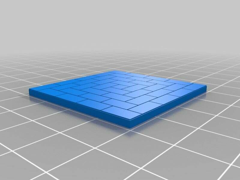 Free STL file Brick Pattern Layouts for Lasercutter and 3D Printing 🧱 ...
