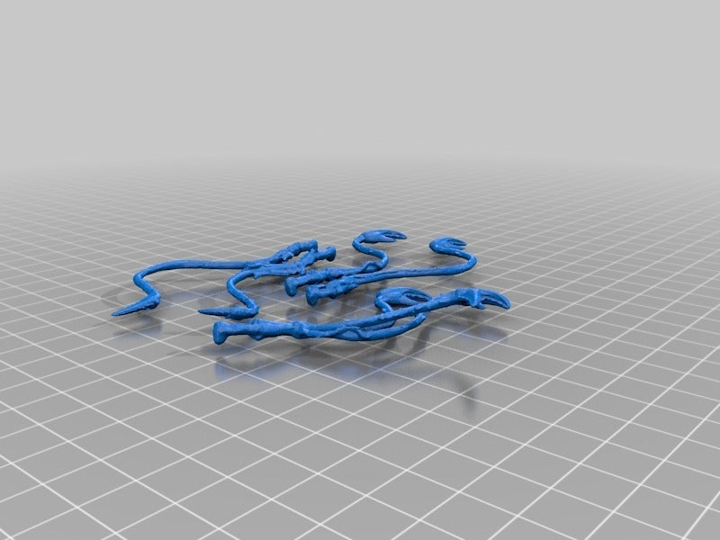 Free STL file Venomthrope Body and Tendrils (low poly)・3D printer ...