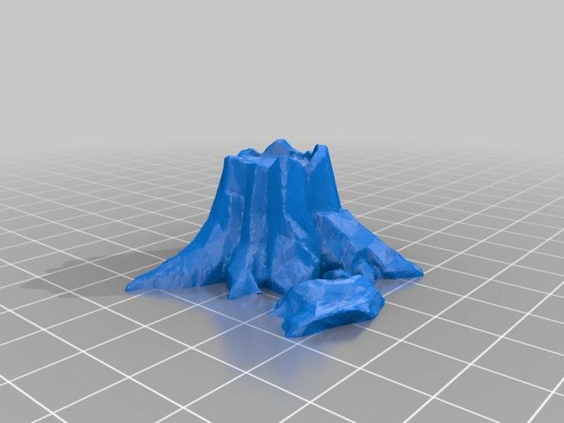 Free STL file Tree Stump on 60mm base 🌳・3D printer design to download・Cults