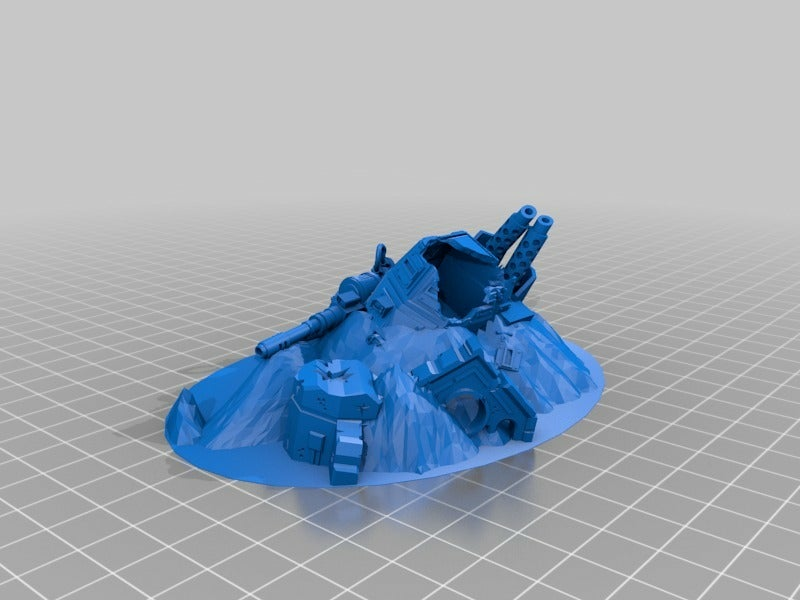 Free STL file Sentinel Wreck Flyer Base Objective ⚔・Template to ...