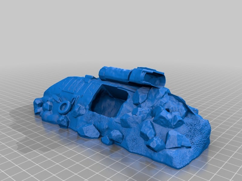 Free STL file Crashed helicopter (repaired)・3D printing design to ...
