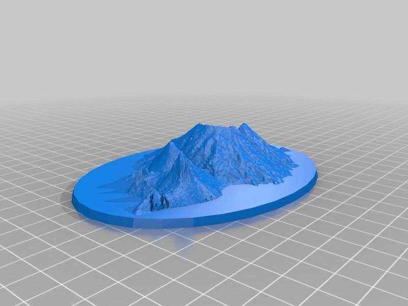 Free STL file Flyer Base; ruins - 90 mm x 120 mm・3D print design to ...