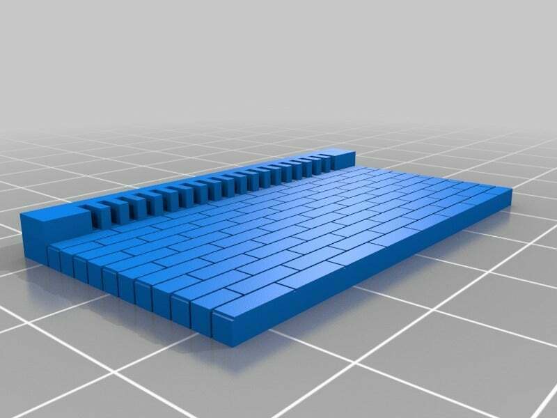 Free STL file Customized Modular Building; 4 Windows Wide, No Door・3D ...