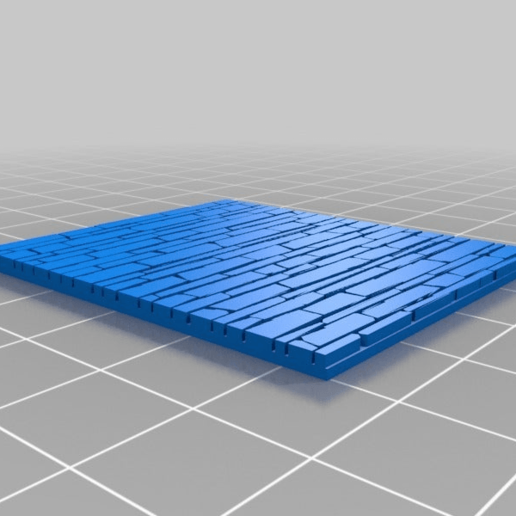 Download free STL file Tileable Brick Wall • 3D printing object ・ Cults