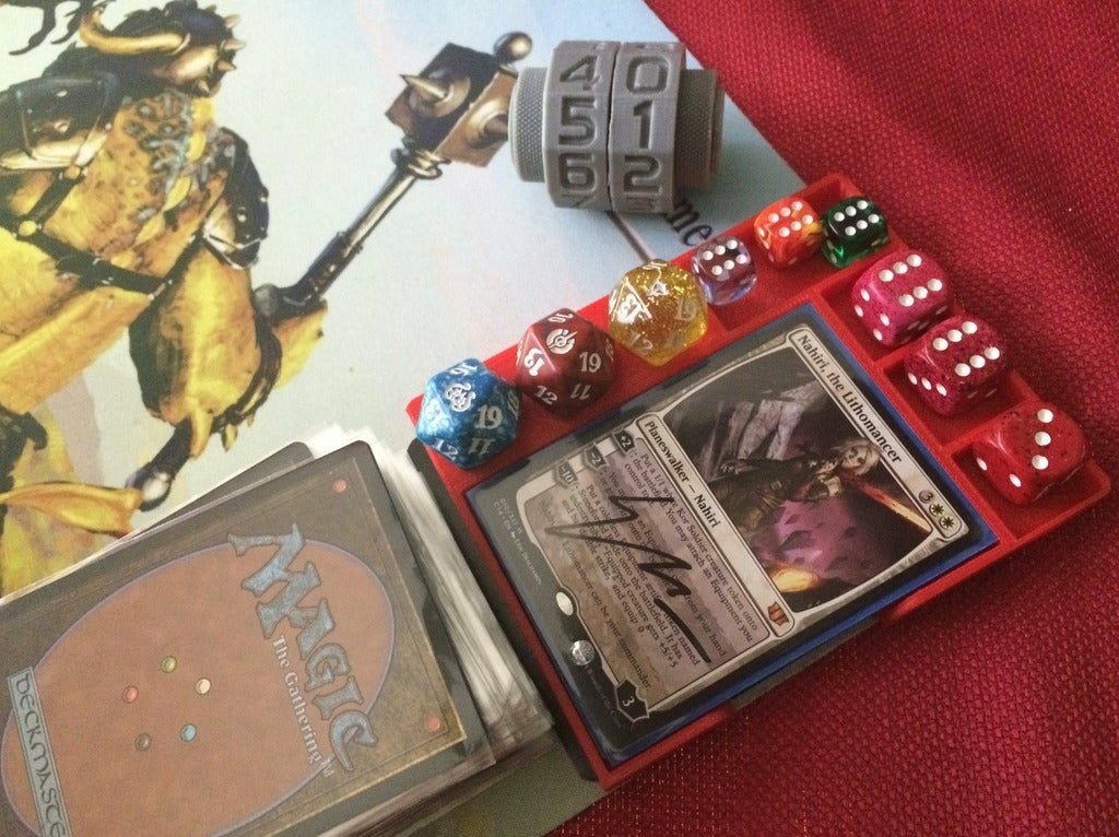Free STL file EDH Commander Planeswalker Dice Tray・Design to download ...