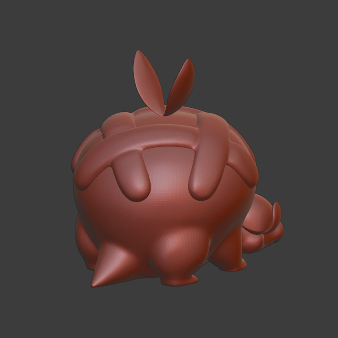 STL file Appletun Pokemon・3D print design to download・Cults