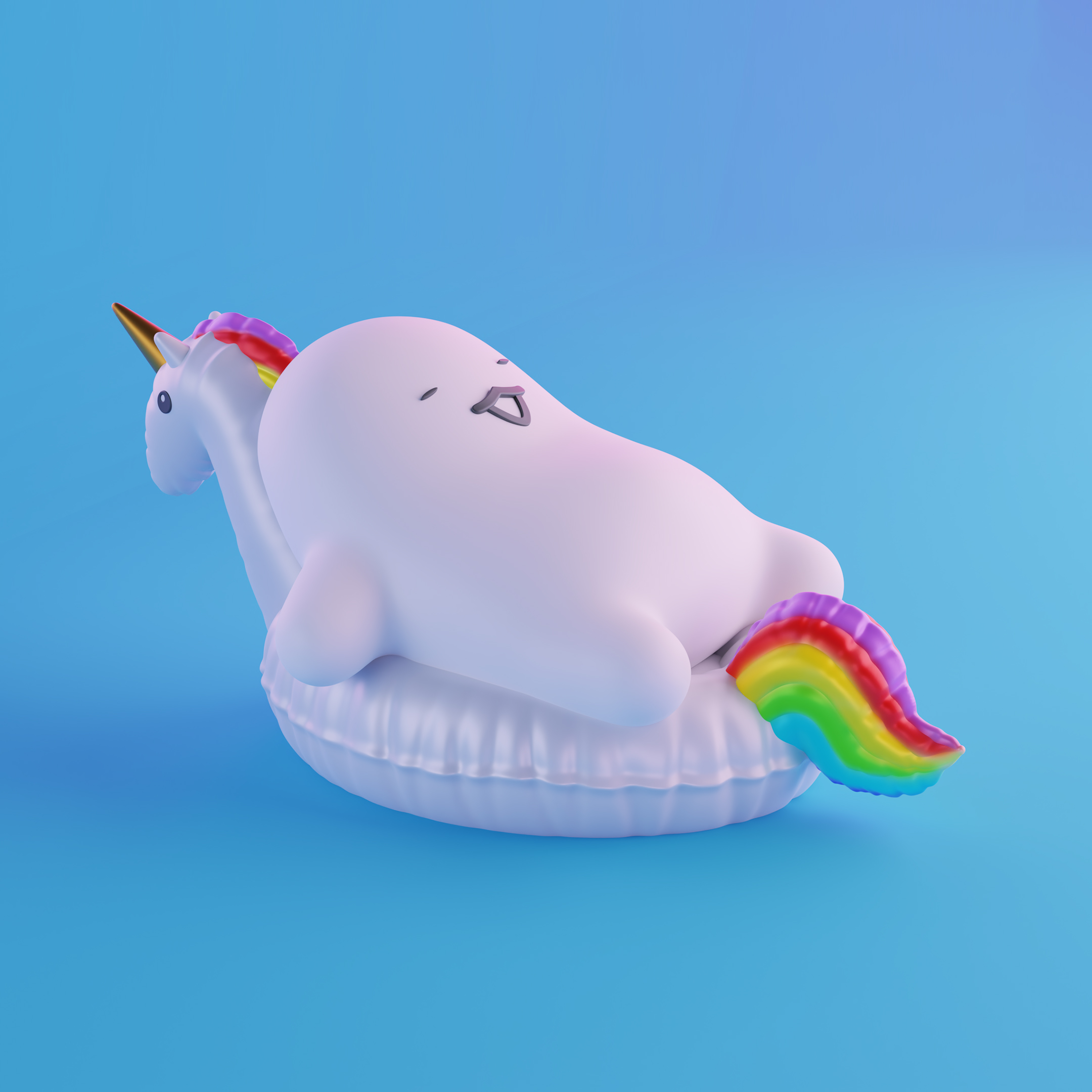 STL file Summer day in the pool・3D printer design to download・Cults