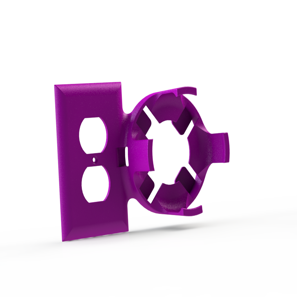 Fichier STL gratuit Support de couvercle de prise de courant pour Echo ...