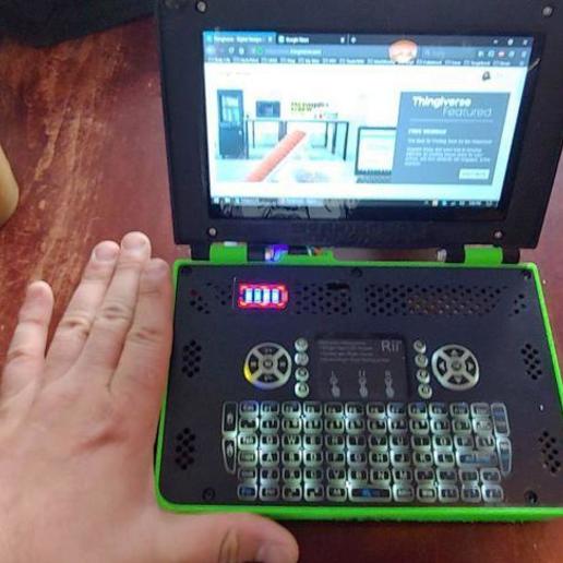 Download free STL file Rasptop 2.0 The Better Raspberry Pi 7" Laptop ...