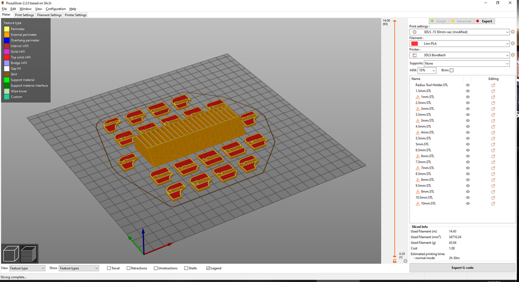 Free STL file 1-10.5mm Inside and Outside Radius Finder Set 🛠️・3D print ...