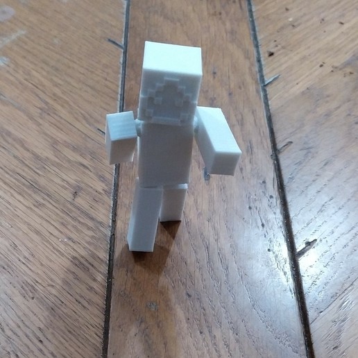Download free STL file Articulated Minecraft Character • 3D printing ...