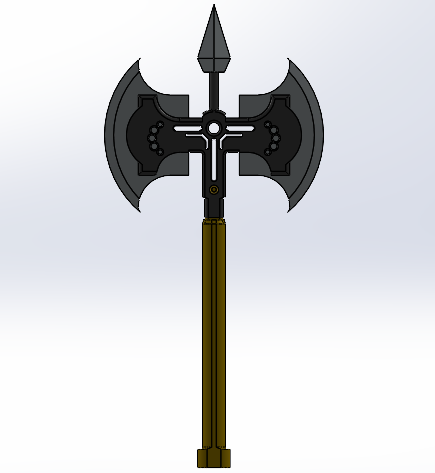 STL file BATTLE AXE・3D printing design to download・Cults