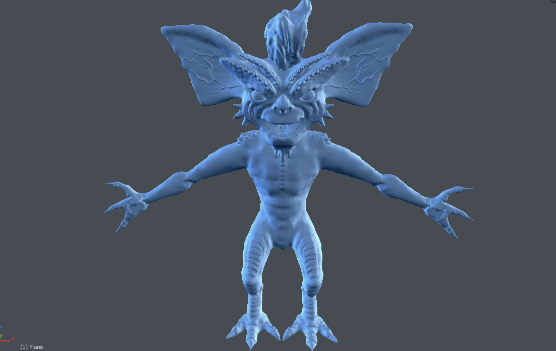 Download STL file Sculpture of a Gremlin • 3D printer template ・ Cults