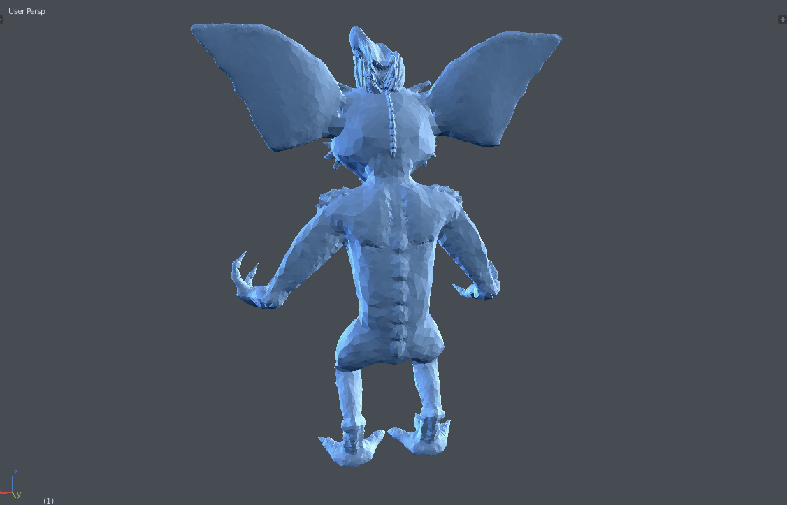 Download STL file Sculpture of a Gremlin • 3D printer template ・ Cults