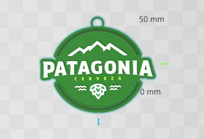 Файл STL Patagonia Beer Keychain 🍺・Модель для загрузки и печати в ...