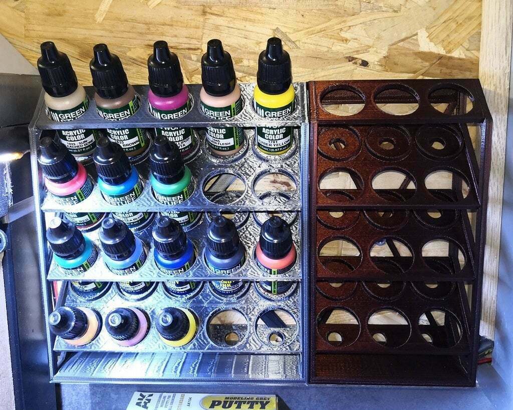 Free STL file Vallejo Paint Holder 3x4 🎨・3D printable object to ...