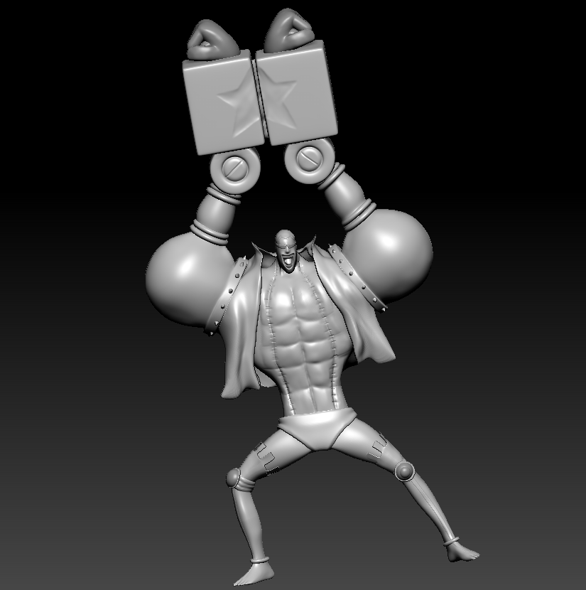 STL file 3D Model FRANKY, ONE PIECE・3D printer model to download・Cults