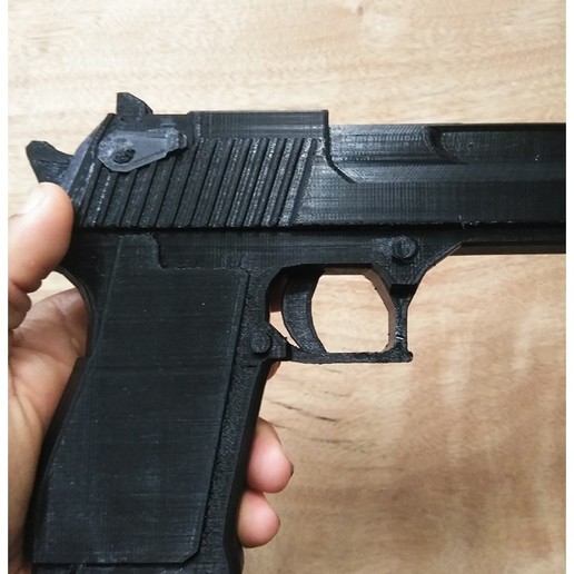 Download STL file DESERT EAGLE PISTOL • Model to 3D print ・ Cults