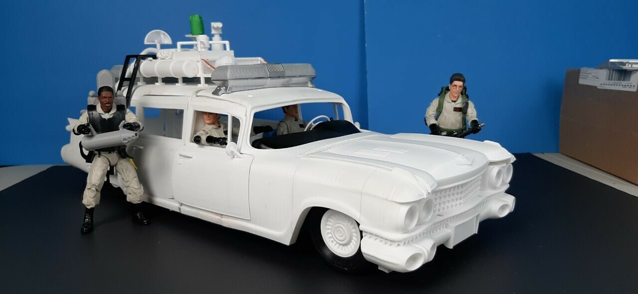 3D print Ecto-1 with lights and sound! With detailed free instruction!・Cults