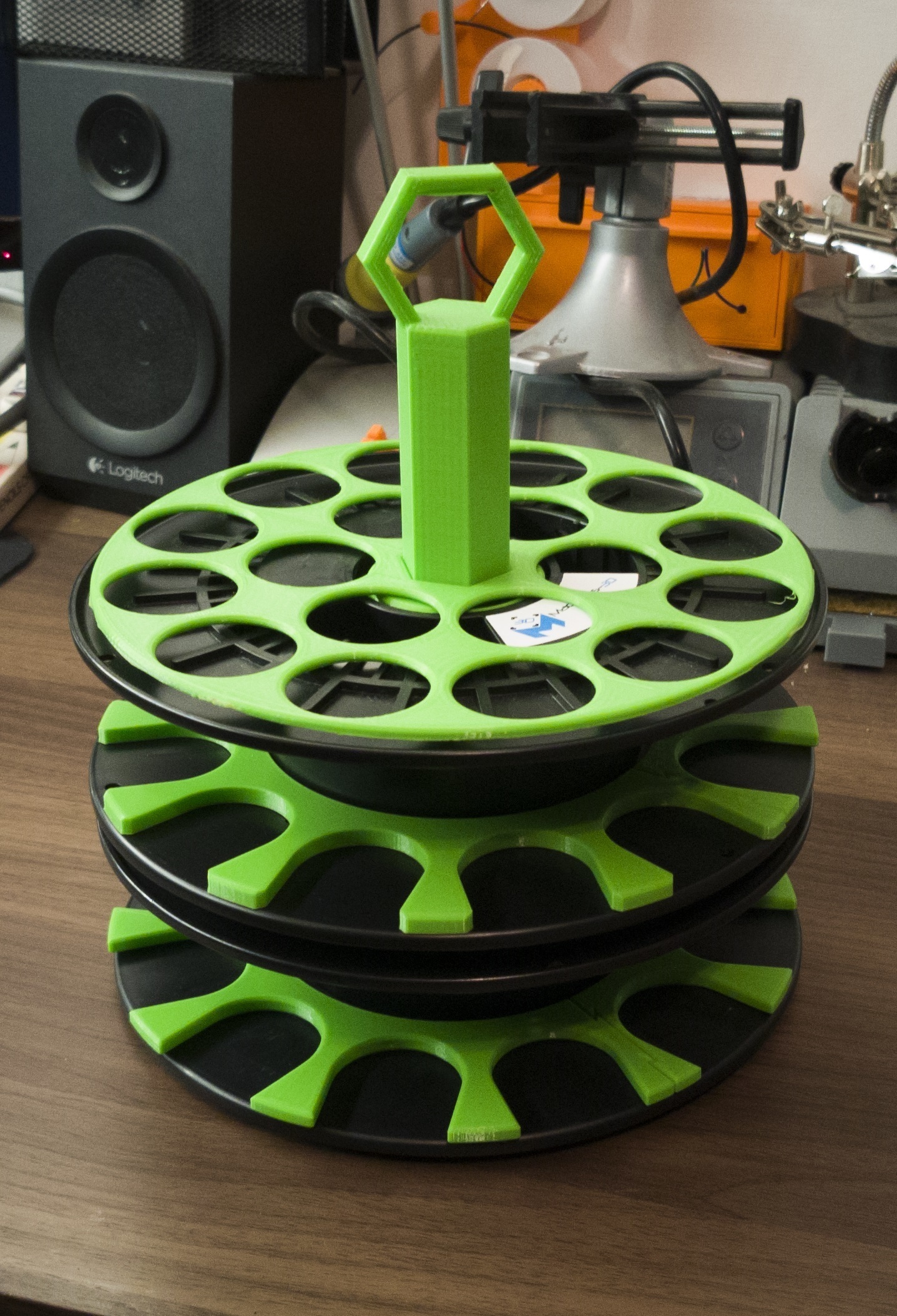 Free STL file Citadel Paint storage system using used spool 🎨・3D ...