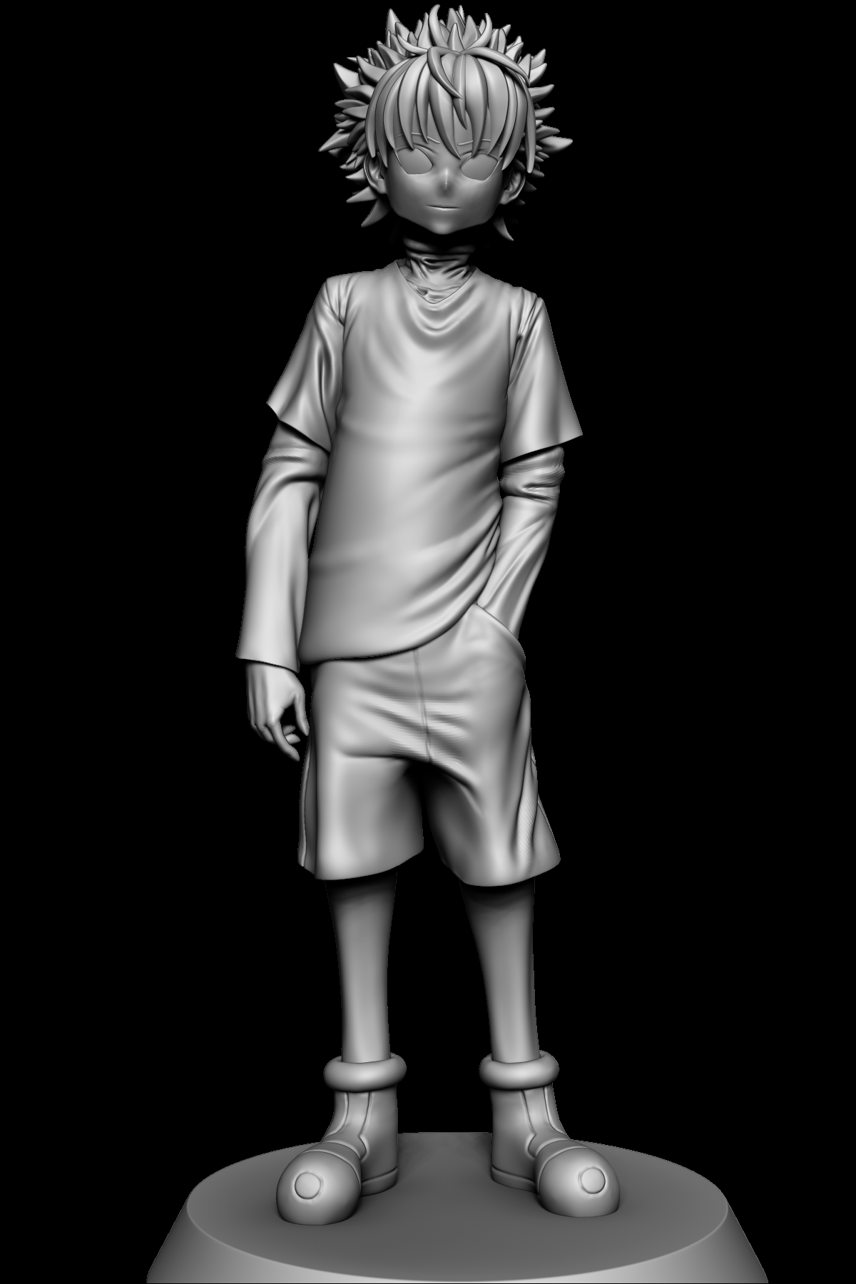 STL file Killua - Hunter x Hunter 🏹・3D printer model to download・Cults