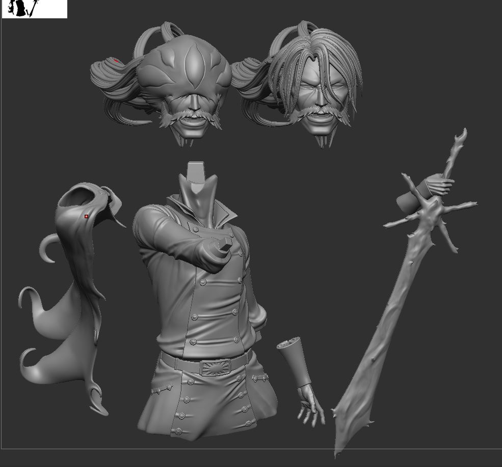 Stl File Yhwach Bleach 3d Print Model 🇹🇩・3d Printer Design To