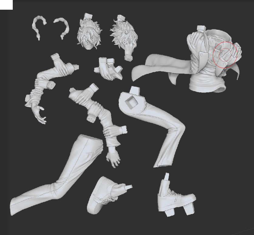 3D file Tomura Shigaraki - My hero Academia・3D printing model to ...