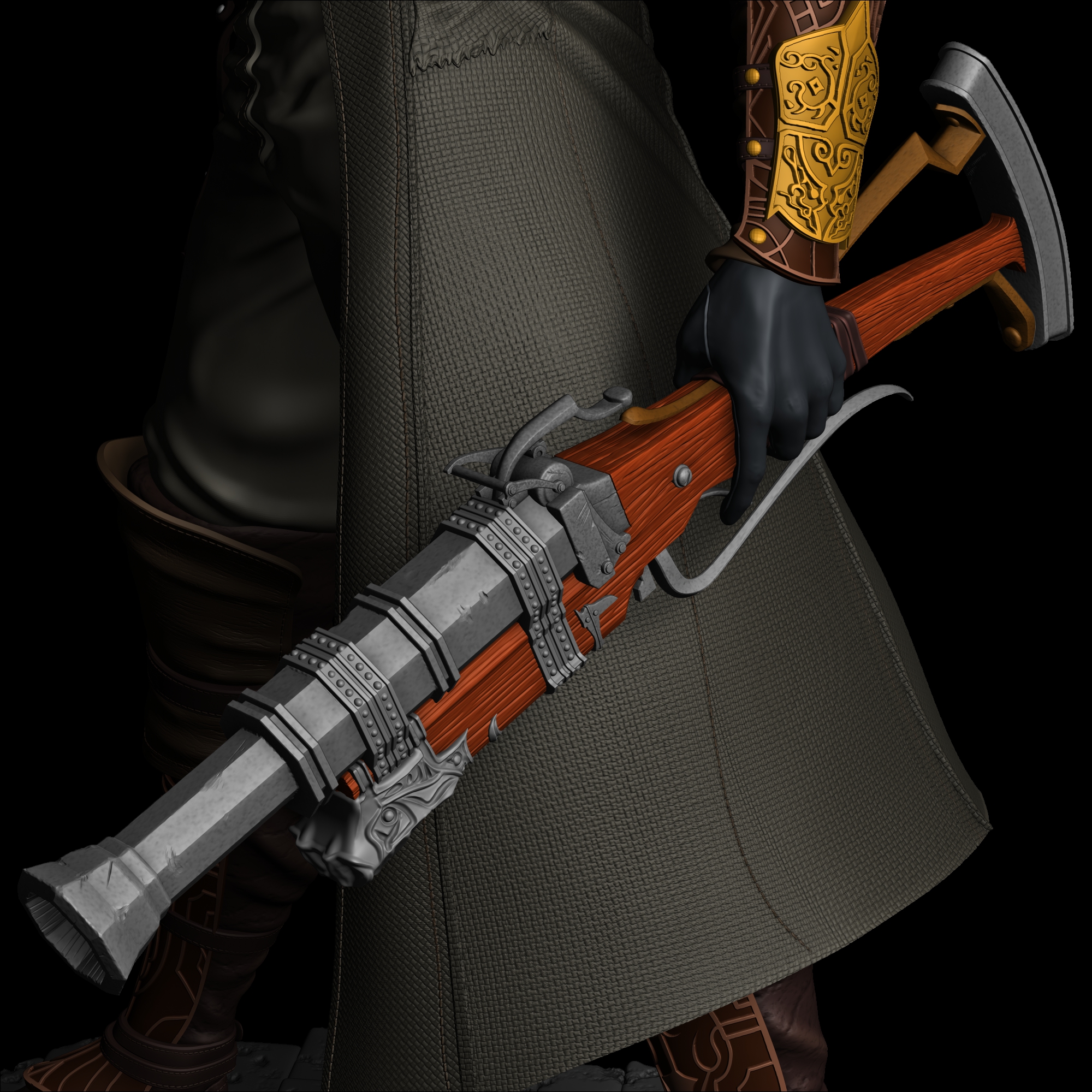3D file Hunter - BloodBorne 3D print model・3D printing design to ...