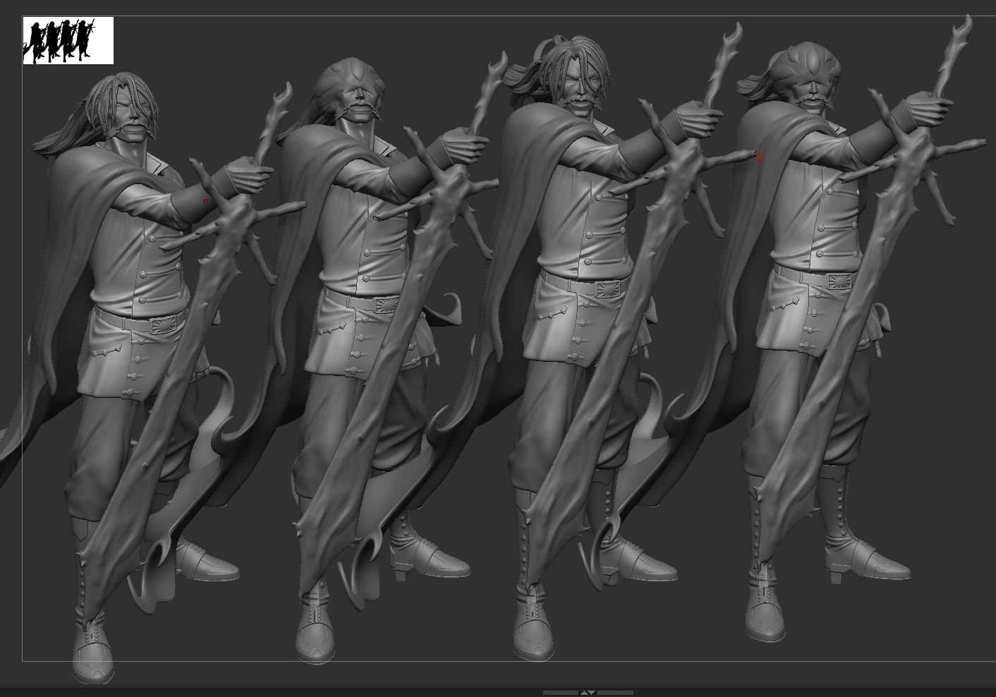 STL file Yhwach - Bleach 3D print model・3D printer design to download・Cults