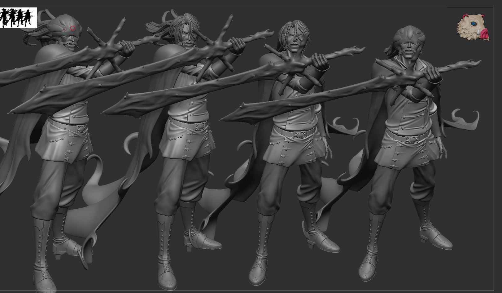 STL file Ichigo Vs Yhwach - Bleach 3D print model 🇹🇩・3D printer design ...