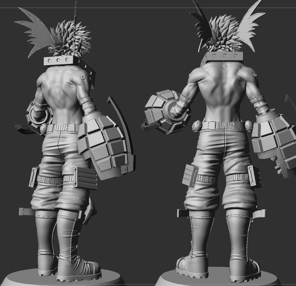 3D file Bakugo V2 - My Hero Academia 3D print model・Model to download ...
