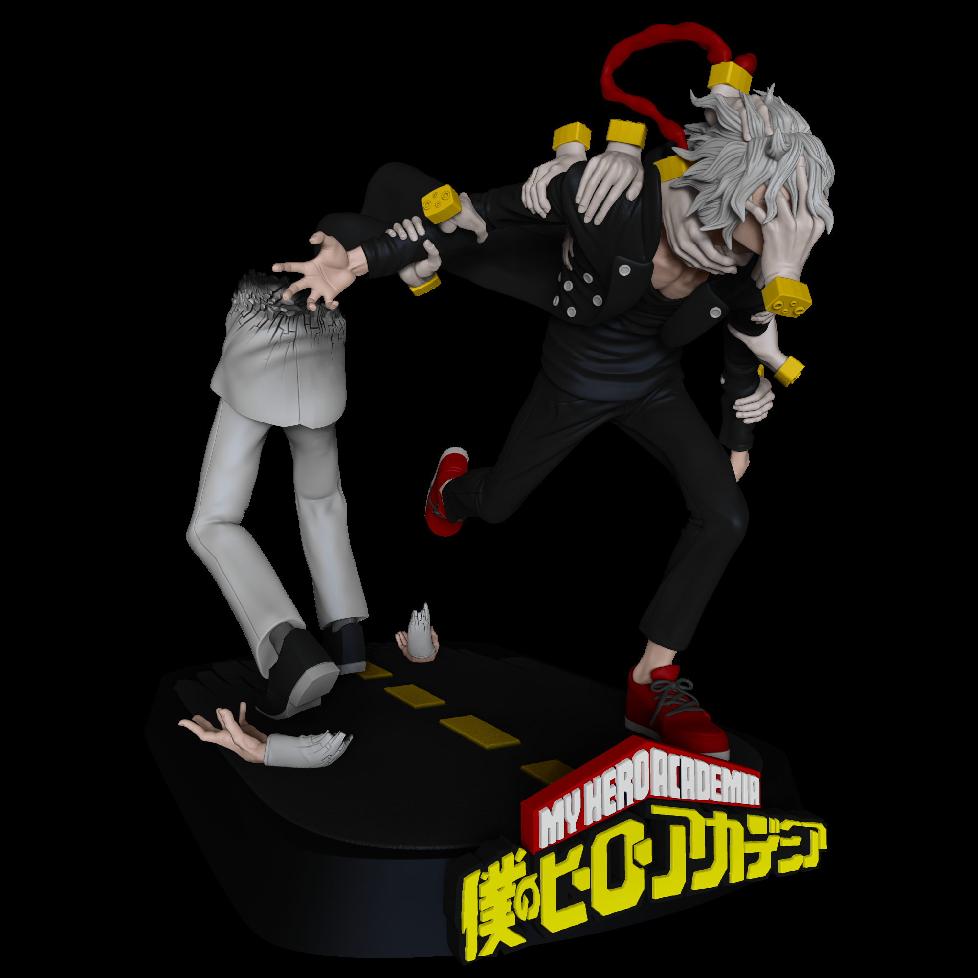 3D file Tomura Shigaraki - My hero Academia・3D printing model to ...
