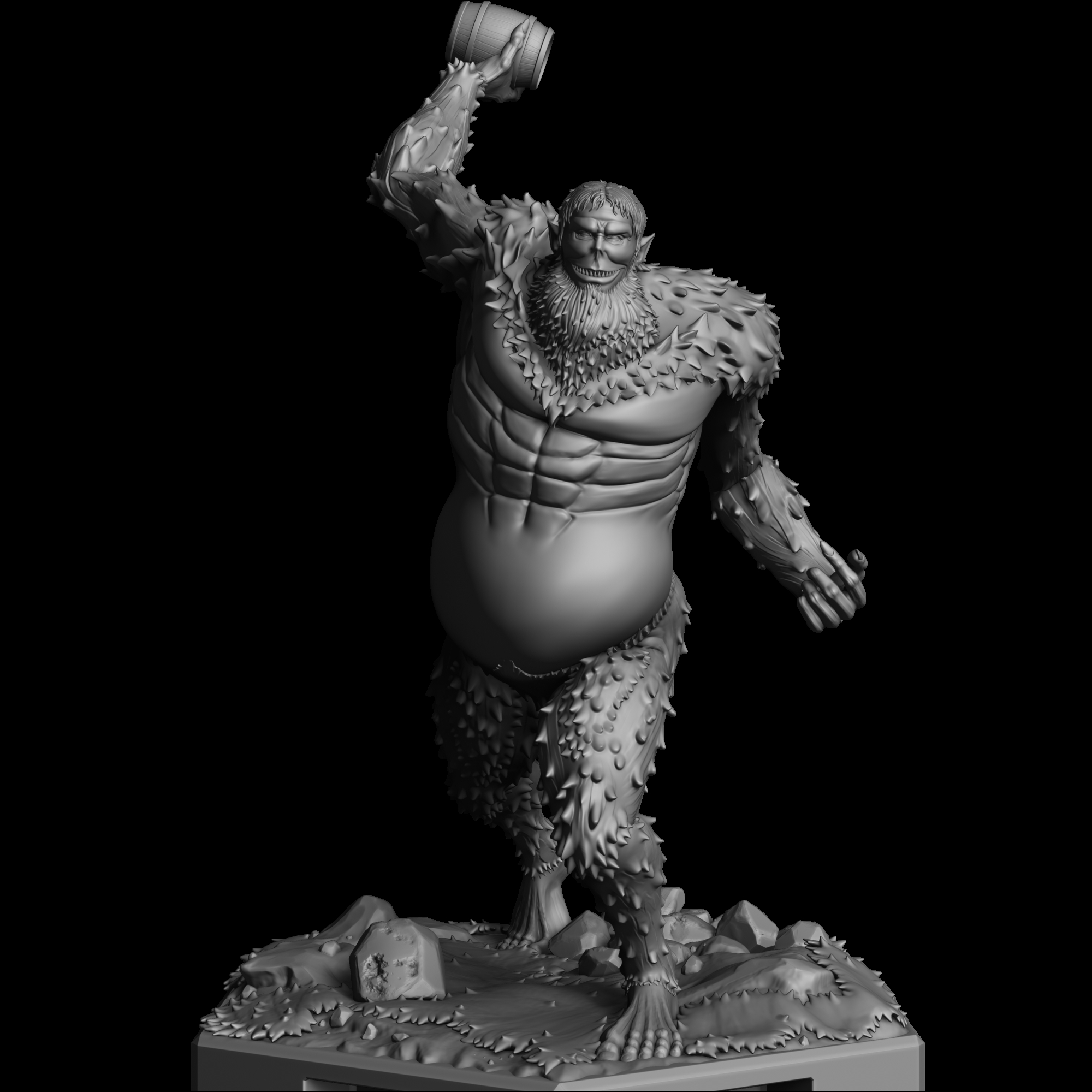STL file Zeke Beast Titan - Shingeki no Kyojin 💬・3D printable model to ...